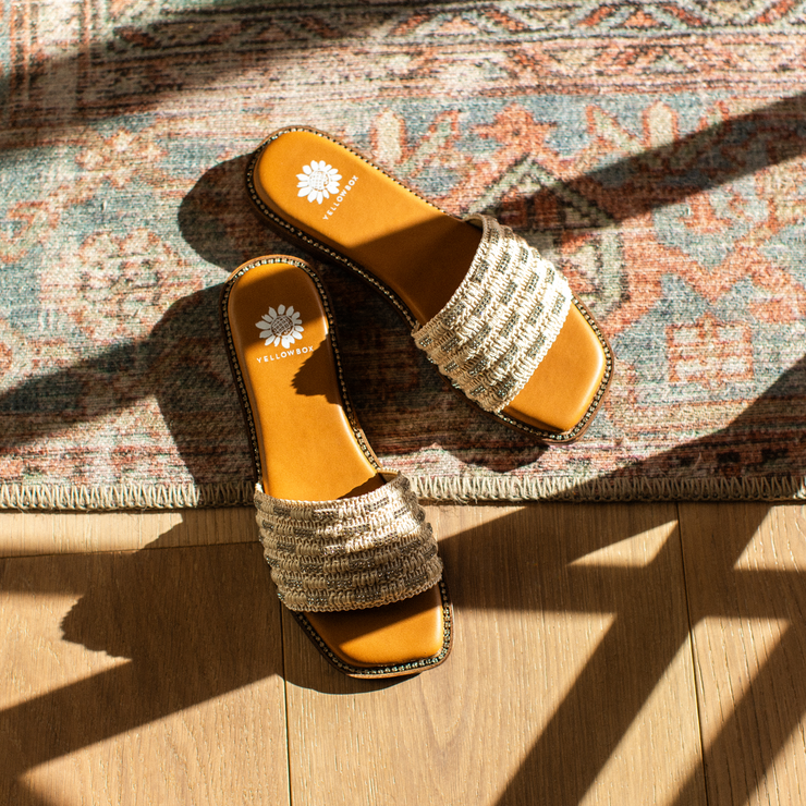 Sheila Slide Sandal | Yellow Box Official Site – YELLOW BOX FOOTWEAR