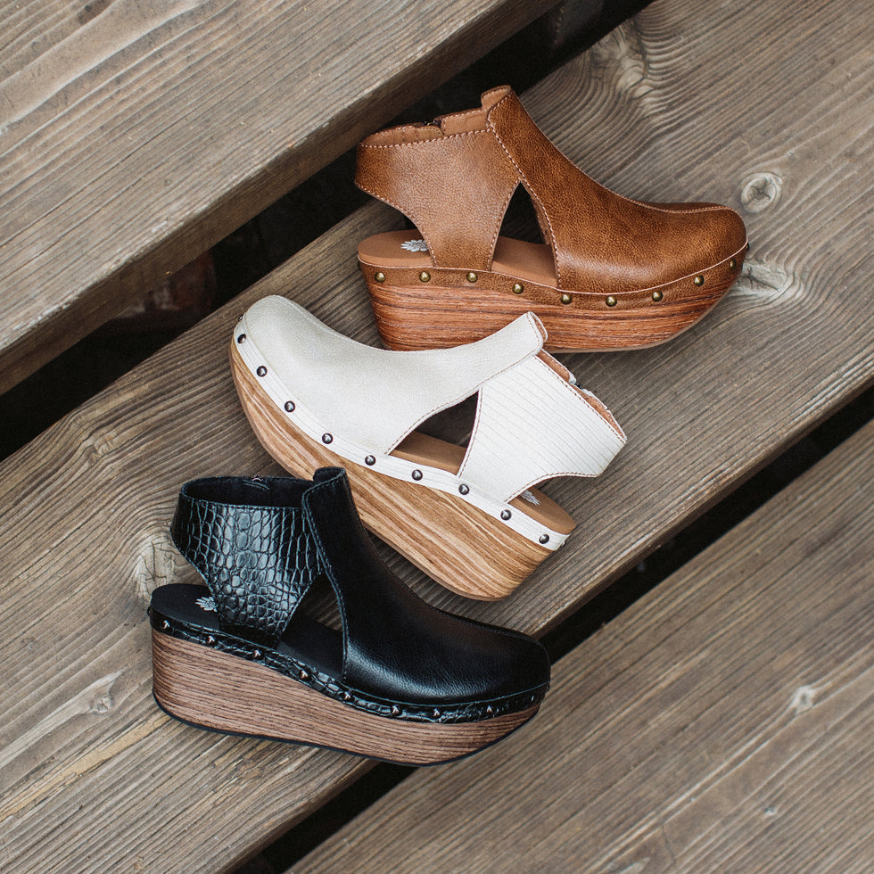 Brooke Wedge Clog | Yellow Box Official Site – Yellow Box Footwear